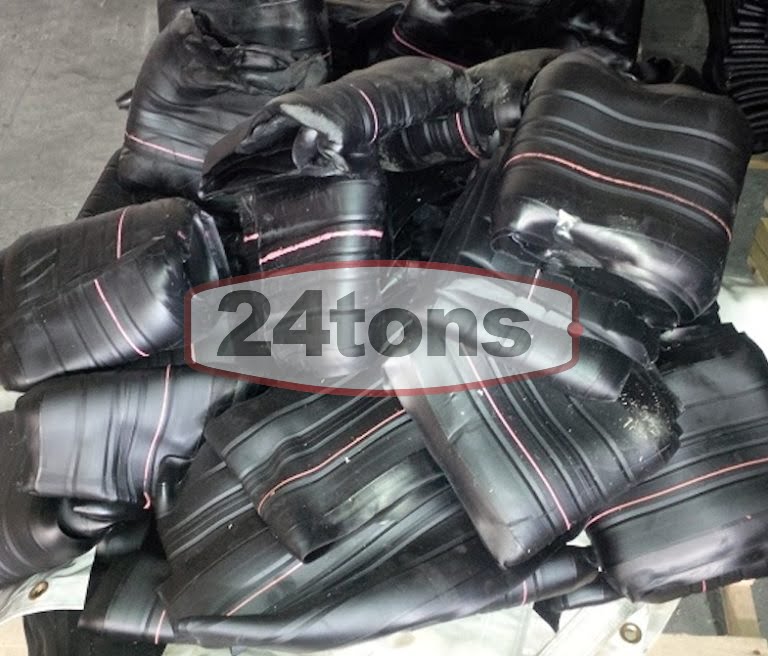 Tire tread compound off grade. Unvulcanized, uncured tread rubber.